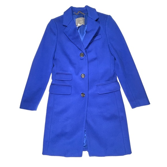 J. Crew | Jackets & Coats | J Crew By Nello Gori 0 Womans Cobalt Blue ...